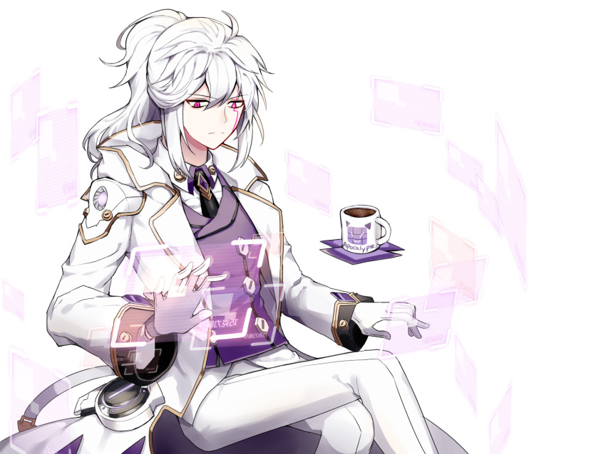 Safebooru - 1boy add (elsword) black necktie black wrist cuffs buttons ...