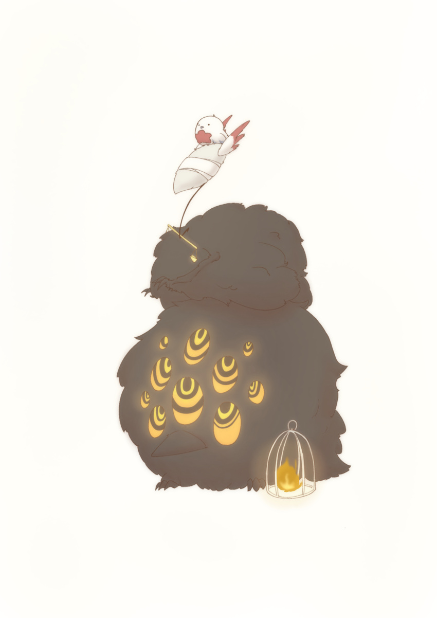 Safebooru - absurdres animal focus balance scale big bird (project moon ...