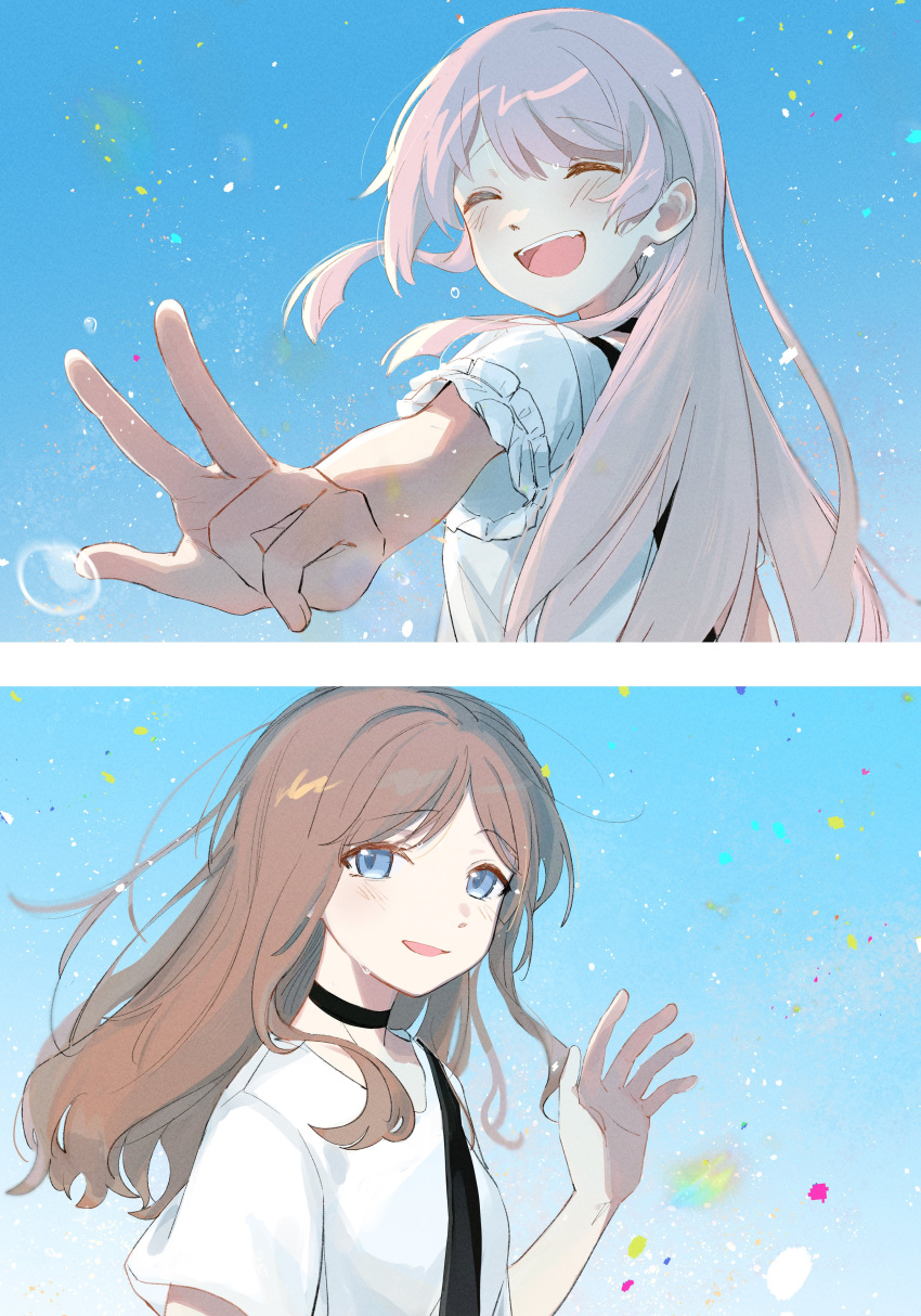 Safebooru - 2girls absurdres artist request bang dream! bang dream! it's mygo!!!!! black choker ...