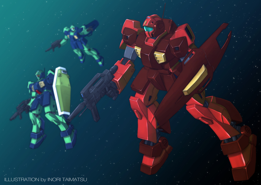 Safebooru - absurdres aeug beam rifle color variation commentary ...