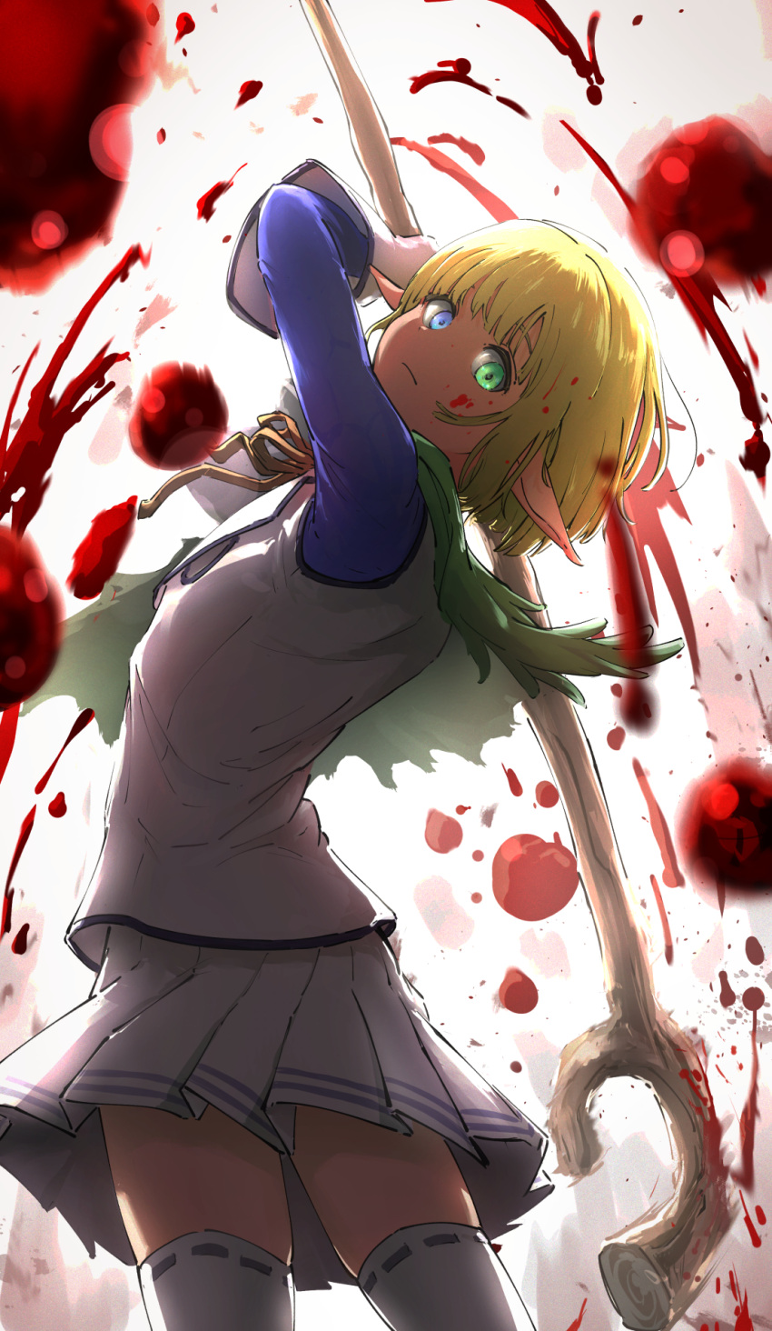 Safebooru - 1boy armor blonde hair blue eyes bob cut cape carrot squid ...