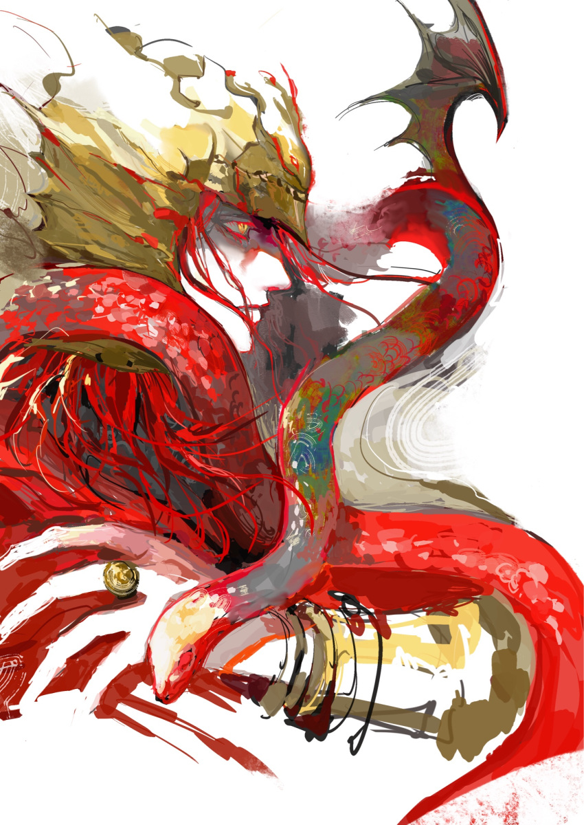 Safebooru - 1boy animal bat wings closed mouth cropped torso elden ring ...