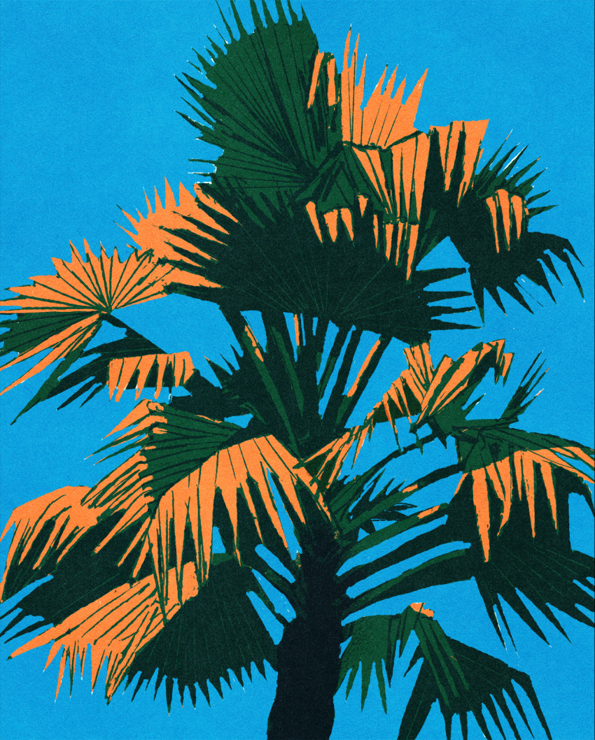 Safebooru - blue sky day highres iida kento original outdoors plant ...