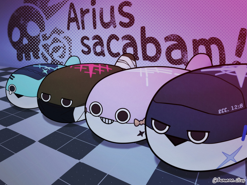 Safebooru - animalization arius squad (blue archive) atsuko's grin ...