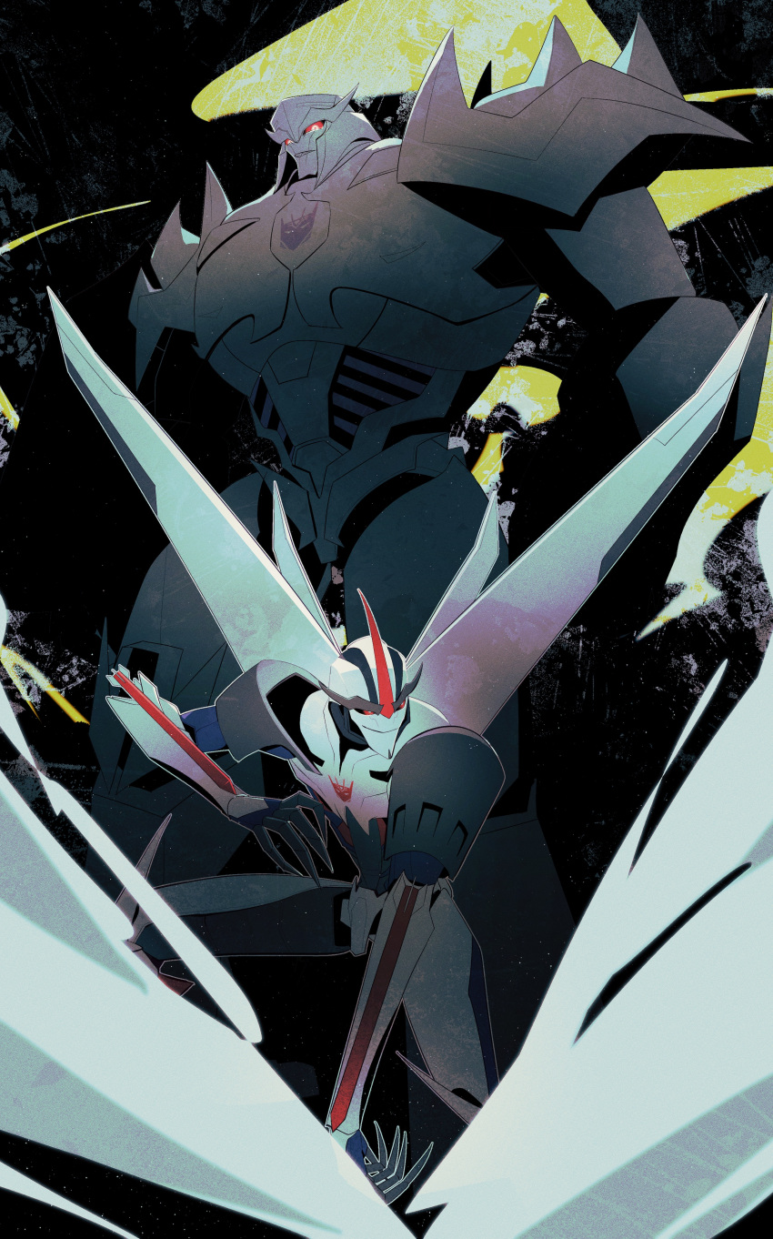 Safebooru - 2boys absurdres colored sclera decepticon highres humanoid ...