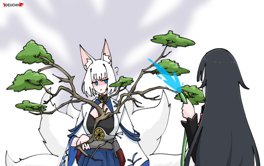Safebooru - animal ears azur lane bonsai branch deutschland (azur lane ...