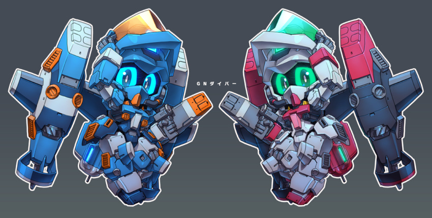Safebooru - alternate color blue eyes chibi diving helmet gn archer ...