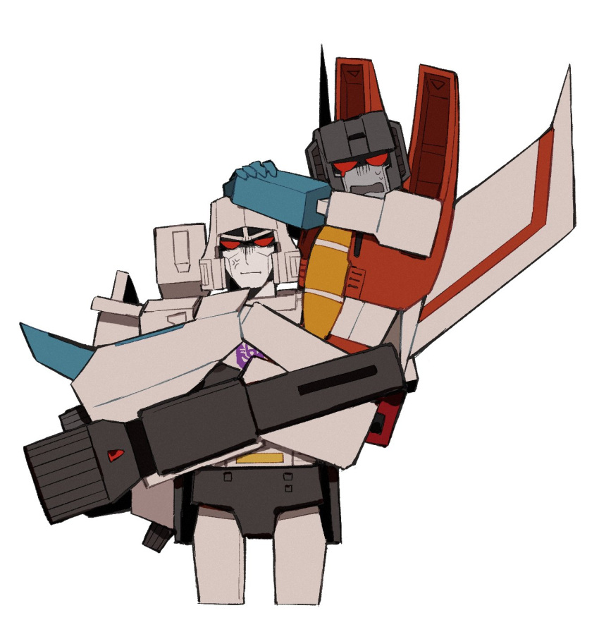 Safebooru - 2boys angry arm cannon decepticon glowing glowing eyes ...