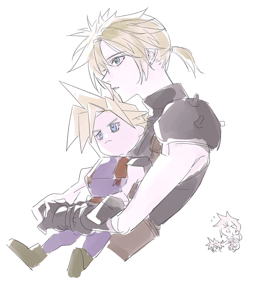 Safebooru - 1boy absurdres armor black gloves black shirt blonde hair blue eyes blue pants blue ...