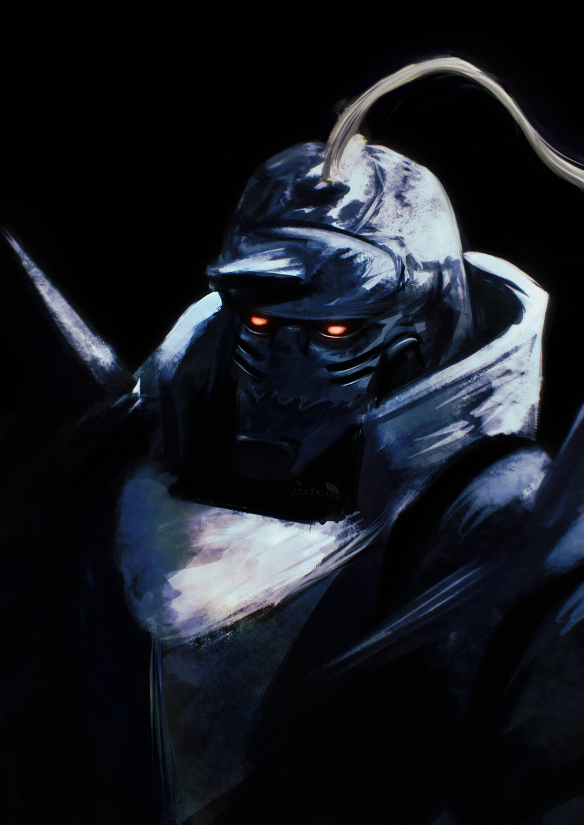 Safebooru 1boy Absurdres Alphonse Elric Armor Black Background 9815