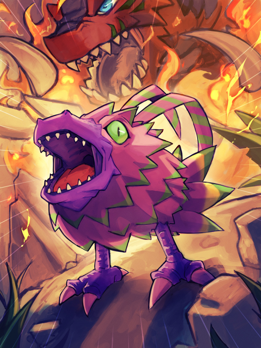 Safebooru - arupg beak bird digimon digimon (creature) dinomon dinosaur ...