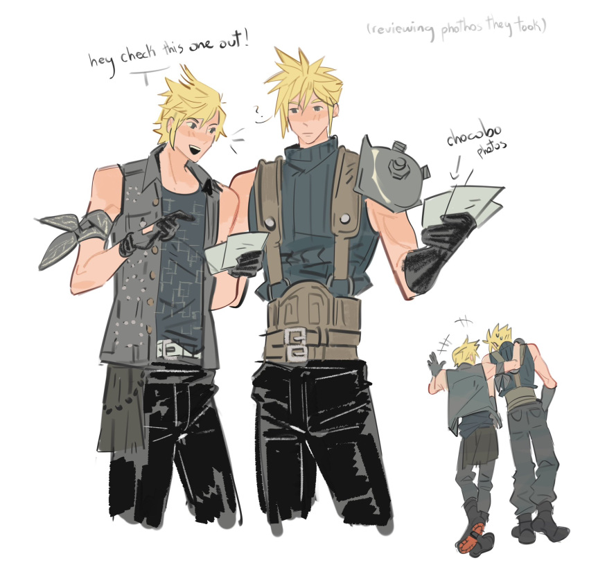 Safebooru - arm around shoulder arm up armor bare shoulders belt black footwear black gloves ...