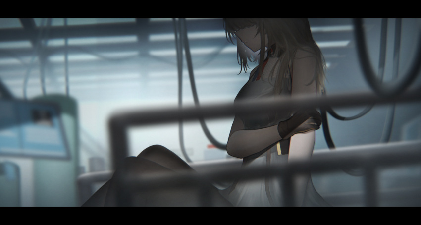 Safebooru - 1girl arknights arknights: endfield bare shoulders black gloves black pantyhose ...