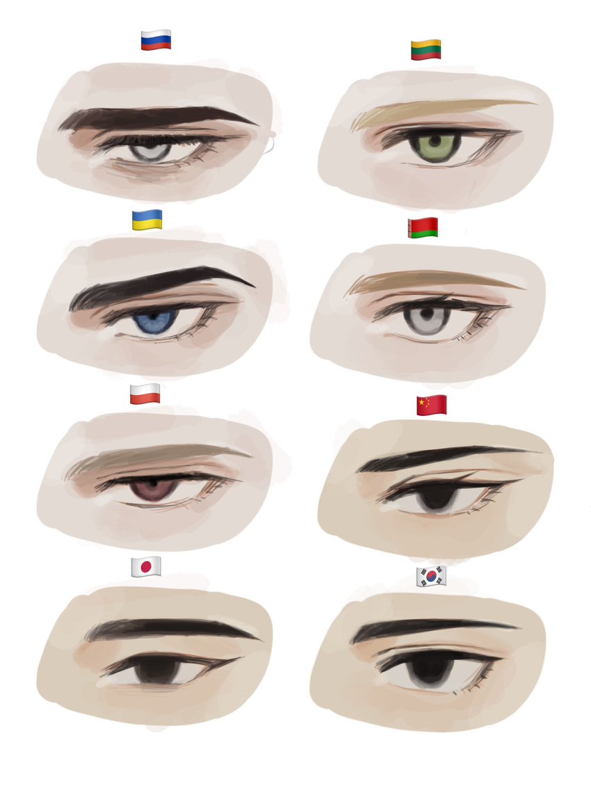 Safebooru - 6+boys belarus (saboten92) belarusian flag black eyes blue ...