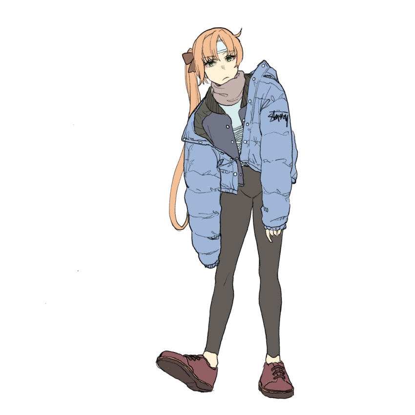 Safebooru - 1girl akigumo (kancolle) alternate costume arms at sides ...