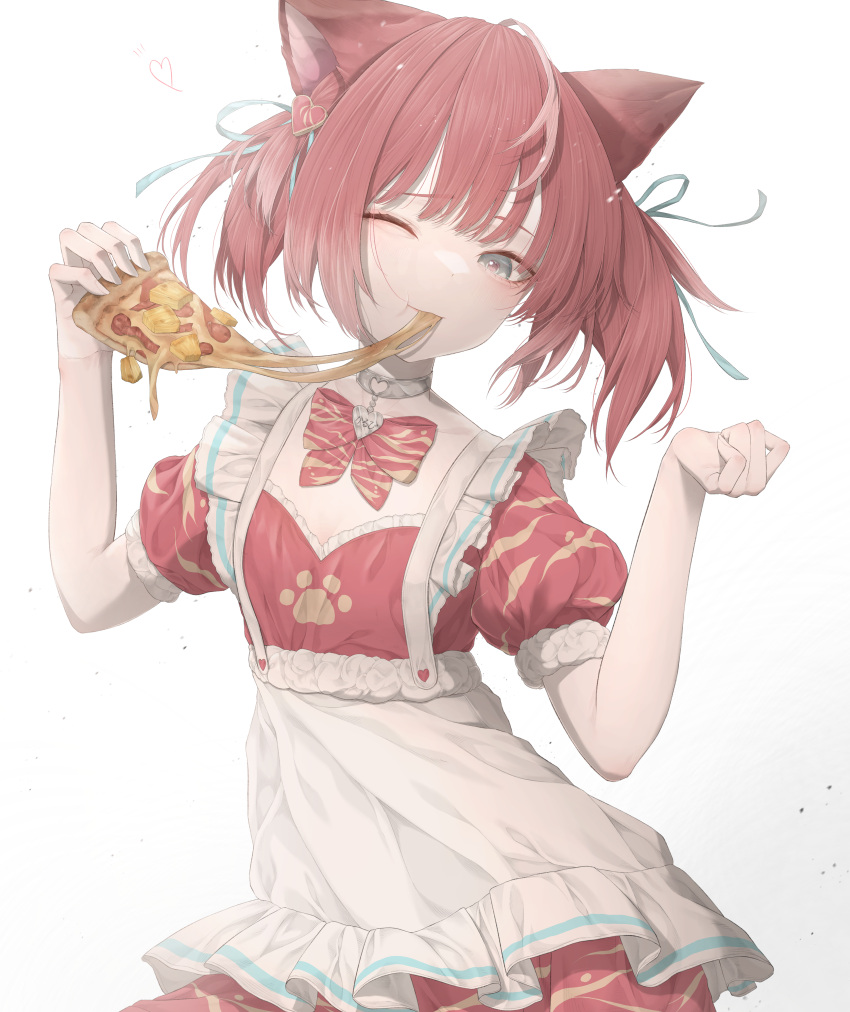 Safebooru - absurdres akami karubi animal ears bow bowtie cat ears ...