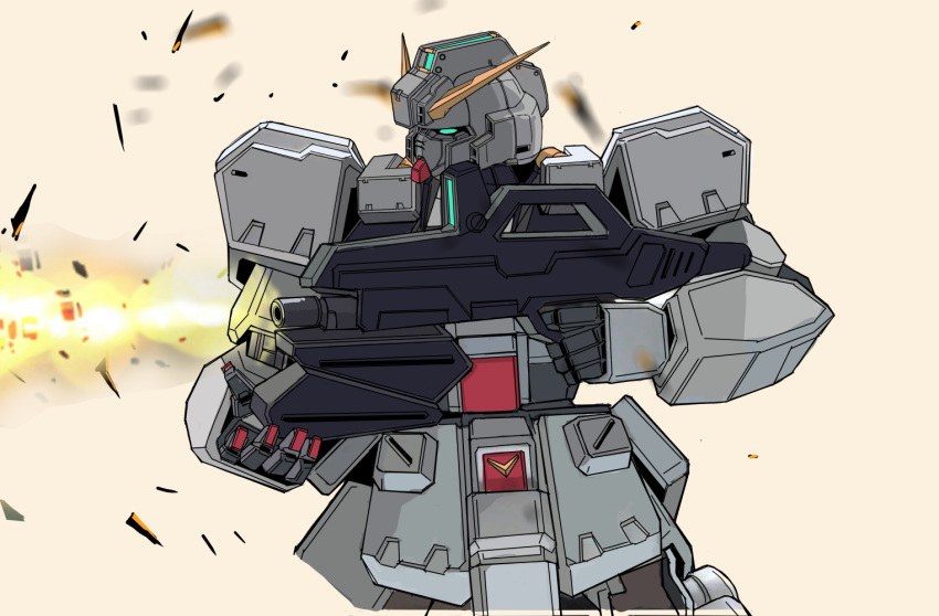 Safebooru - advance of zeta beam rifle blue eyes commentary debris ...