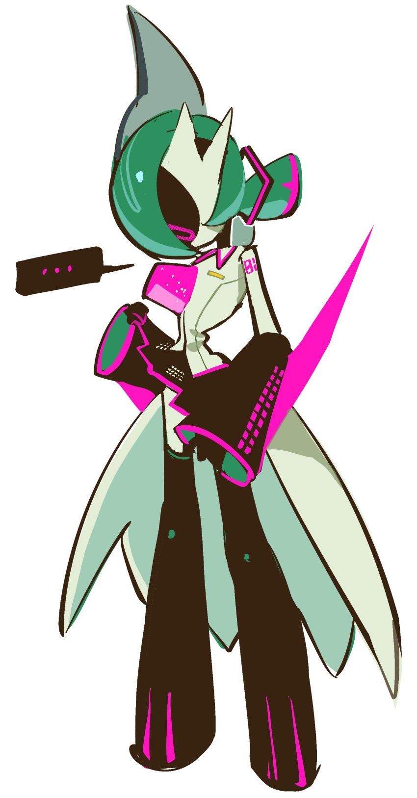 Safebooru - ... 1other absurdres arm blade arm tattoo black gloves ...