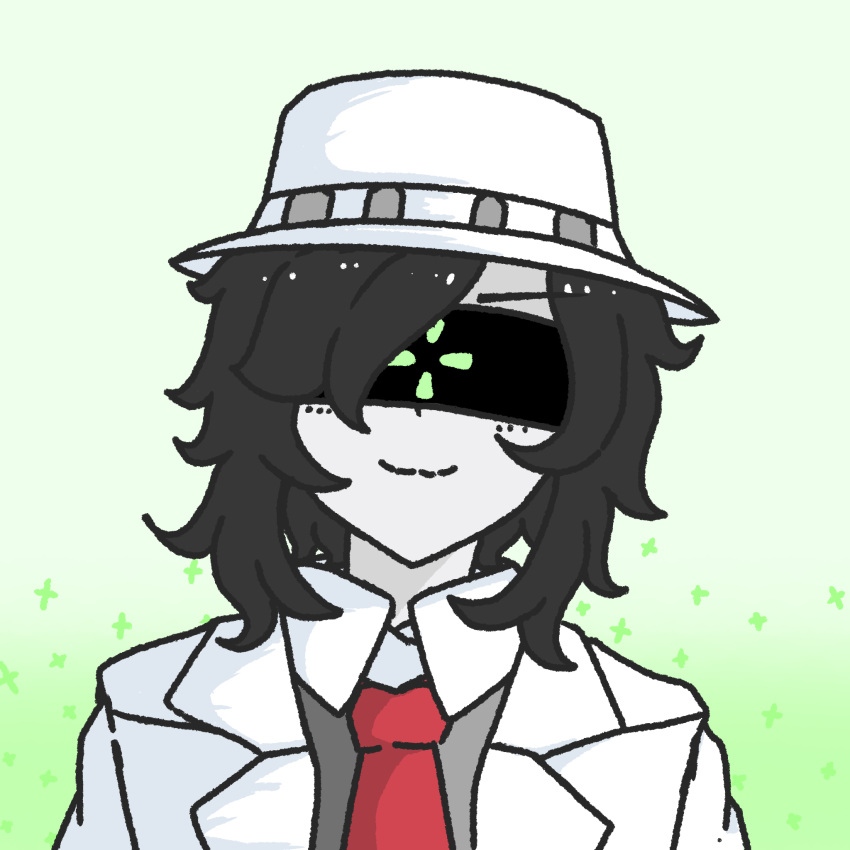 Safebooru - 1boy ceres (iotd) closed eyes dummies vs noobs (iotd) hat highres lab coat looking ...