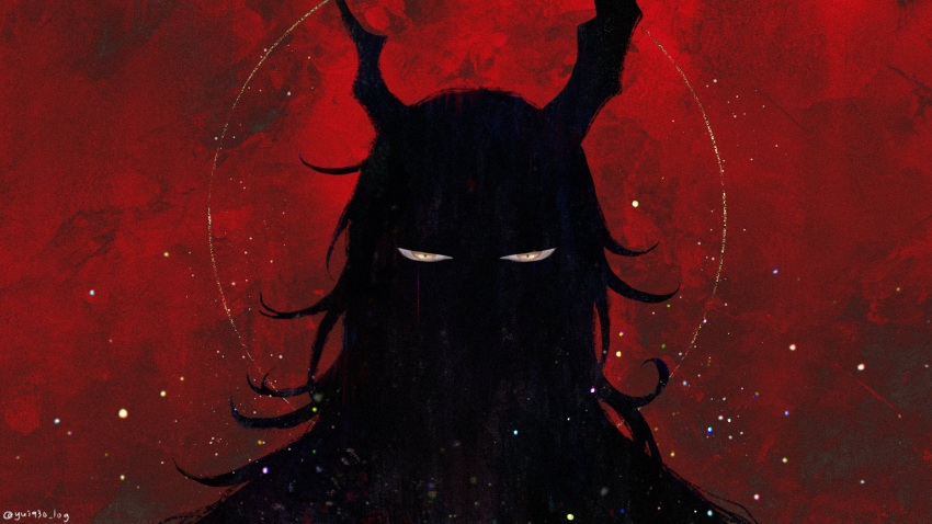 Safebooru - 1boy commentary demon boy demon horns highres horns long ...