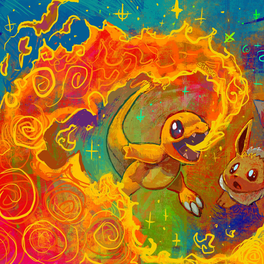 Safebooru - artist name breath weapon breathing fire charmander claws ...