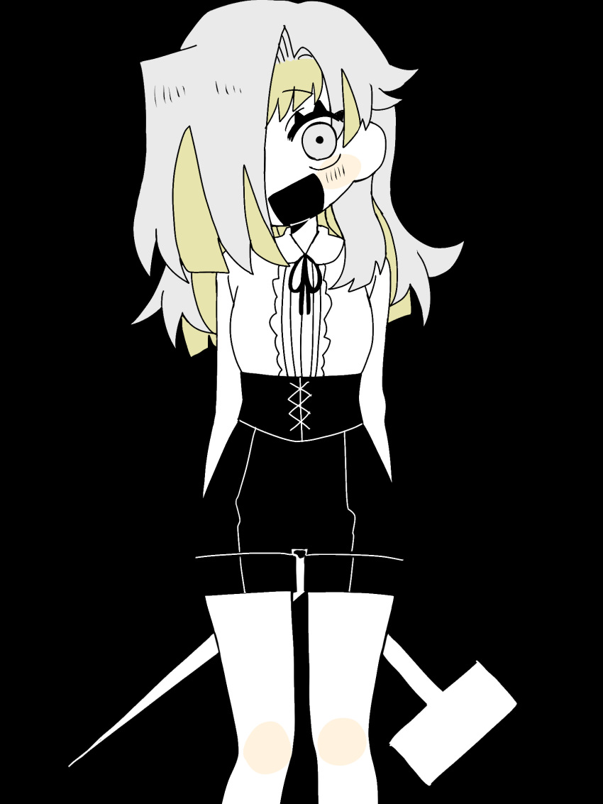 Safebooru - 1girl alternate hair length alternate hairstyle black ...