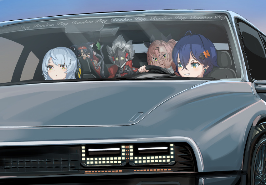 Safebooru - 1boy 4girls absurdres anby demara animal ears belle (zenless zone zero) billy kid ...