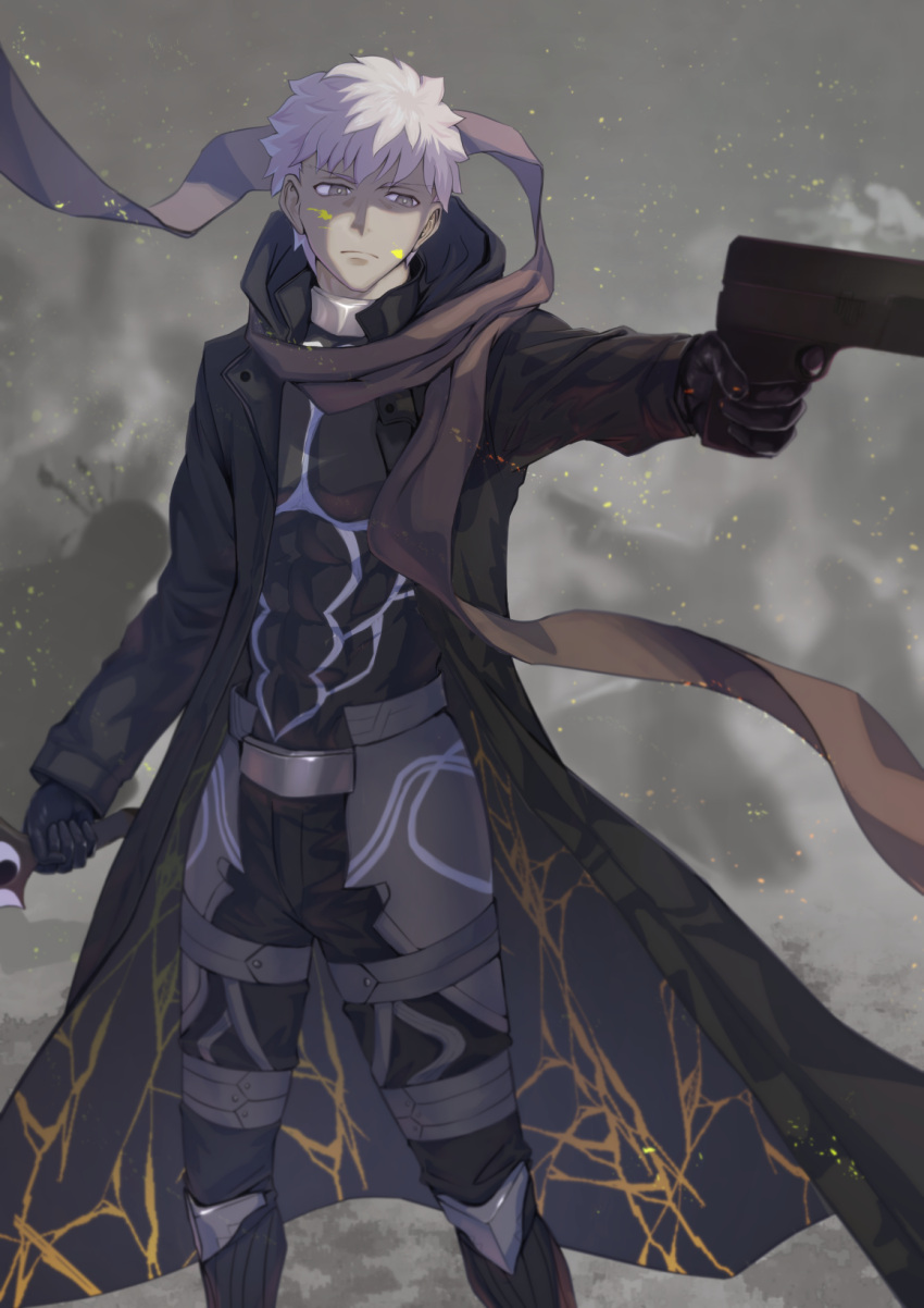 Safebooru - 1boy ameiro f archer (fate) armor armored dress dress emiya ...