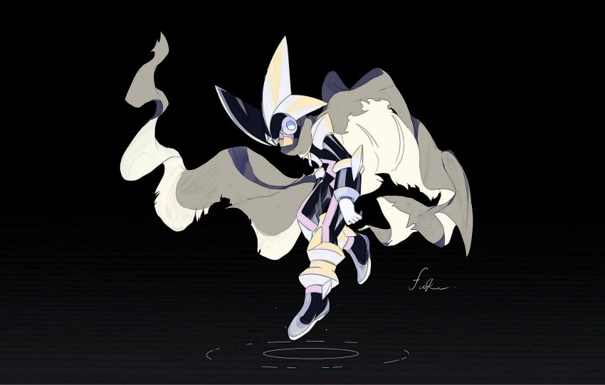 Safebooru - 1boy baron-0628 bass.exe (mega man) black background black ...