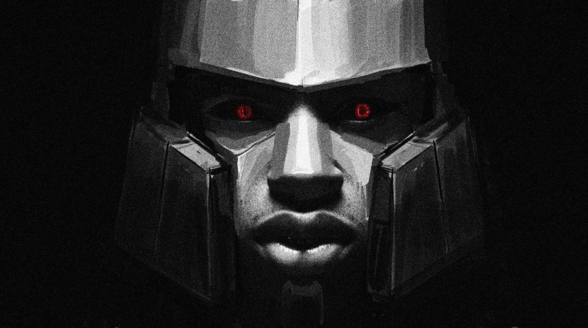 Safebooru - close-up decepticon helmet highres mecha mecha focus ...