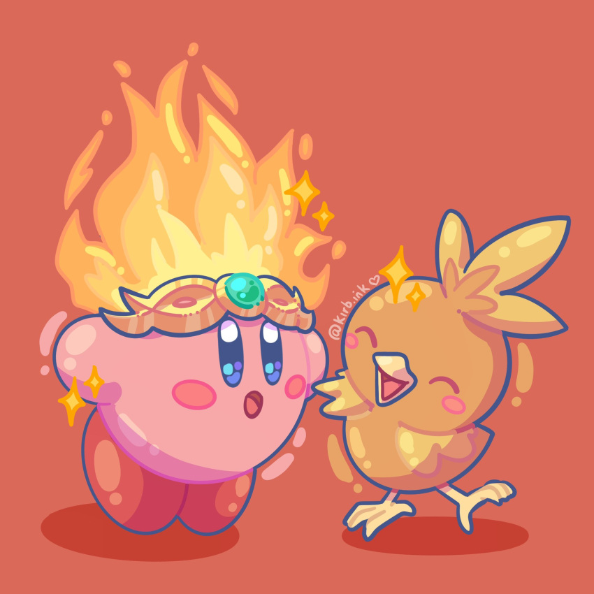 Safebooru - aimaay artist name beak bird blush chick closed eyes commentary crossover english ...