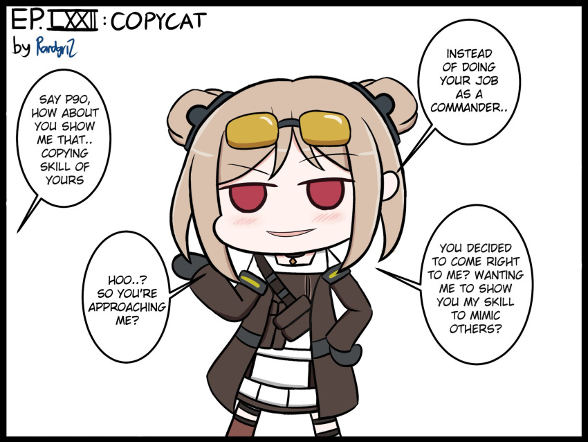 Safebooru - 1girl comic girls frontline p90 (girls frontline ...