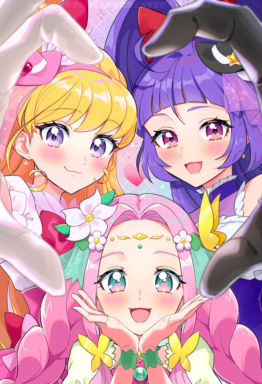 Safebooru - 3girls absurdres asahina mirai cure felice cure magical ...