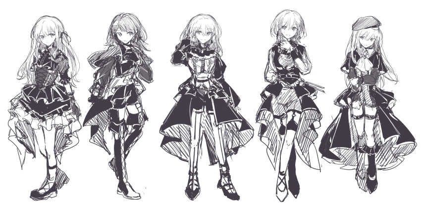 Safebooru - 5girls absurdres amoris (bang dream!) ave mujica (bang dream!) bang dream! bang ...