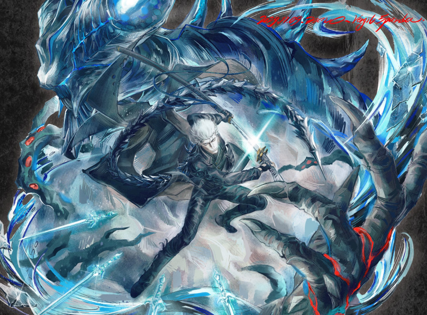 Safebooru - 1boy black coat claws coat demon devil may cry (series ...