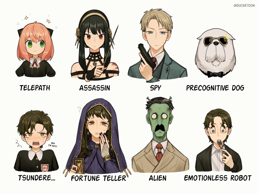 Safebooru - absurdres alien anya (spy x family) black hair bond (spy x ...