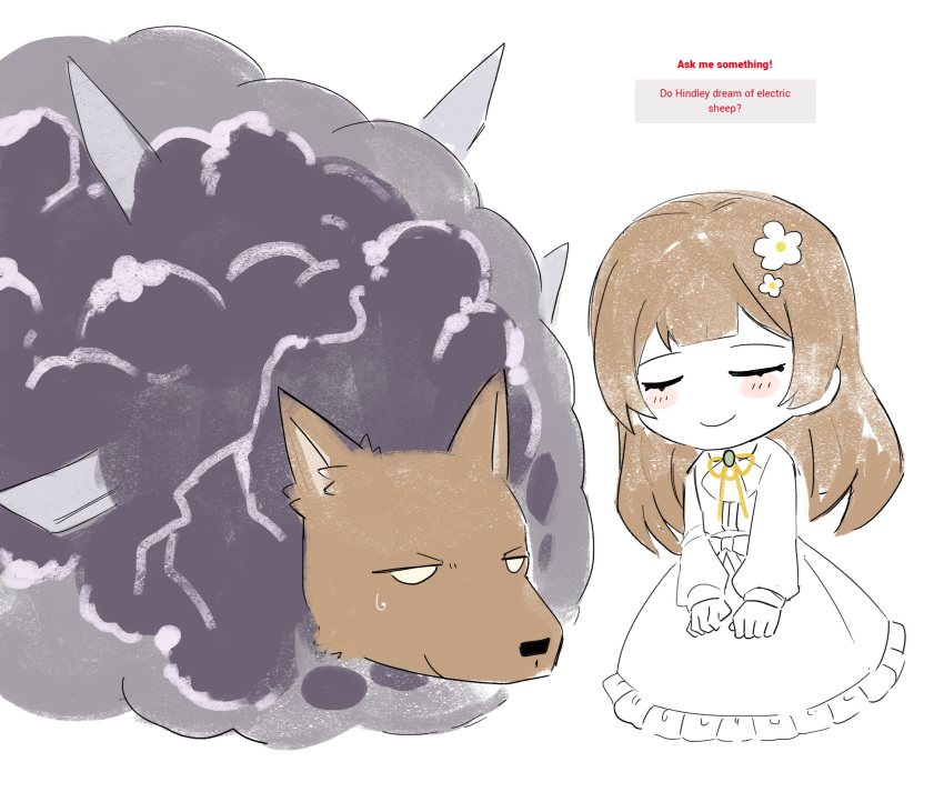 Safebooru - 1boy 1girl asdf1211950 blush brown hair catherine (project ...