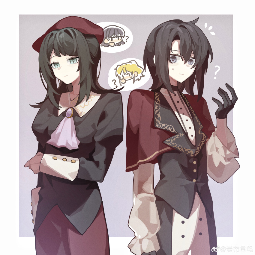 Safebooru - 4girls ? absurdres bang dream! bang dream! it's mygo!!!!! beret black gloves black ...