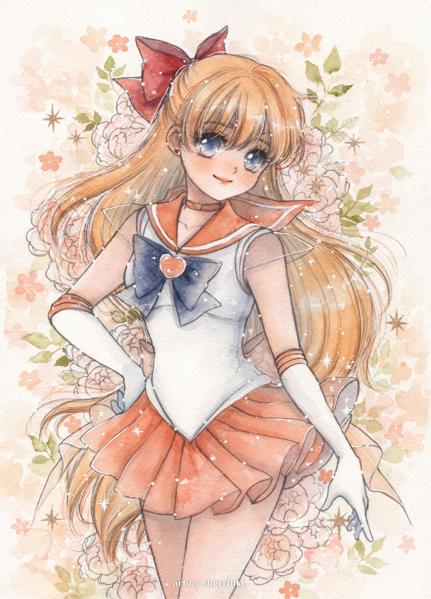 Safebooru - 1girl aino minako bishoujo senshi sailor moon blonde hair blue bow blue bowtie blue ...