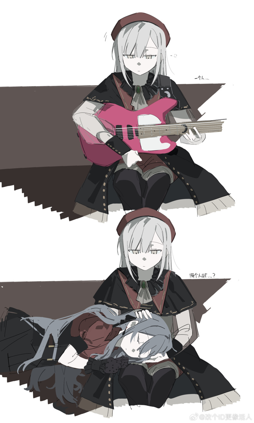 Safebooru - 1088888888 2girls absurdres ascot bang dream! bang dream! it's mygo!!!!! beret black ...