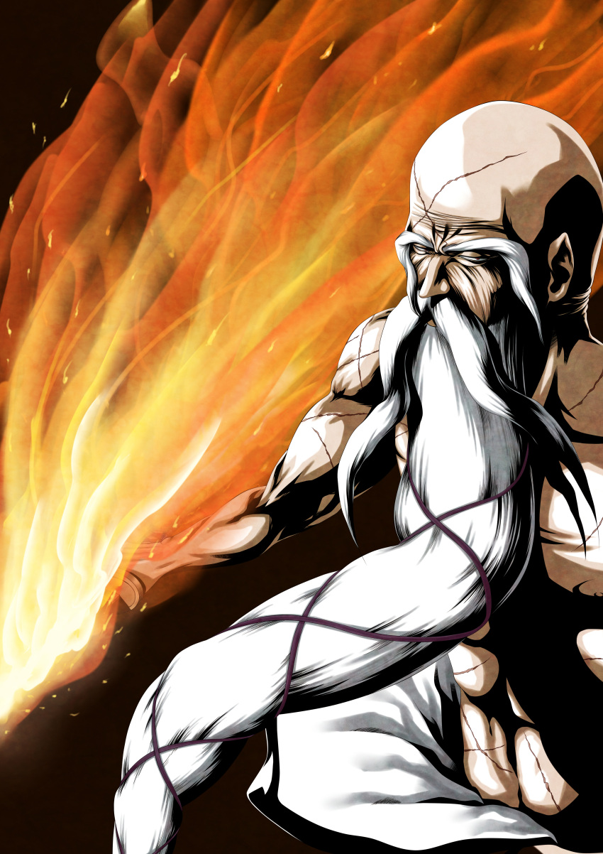 Safebooru - 1boy absurdres bald beard bleach bleachist commentary ...