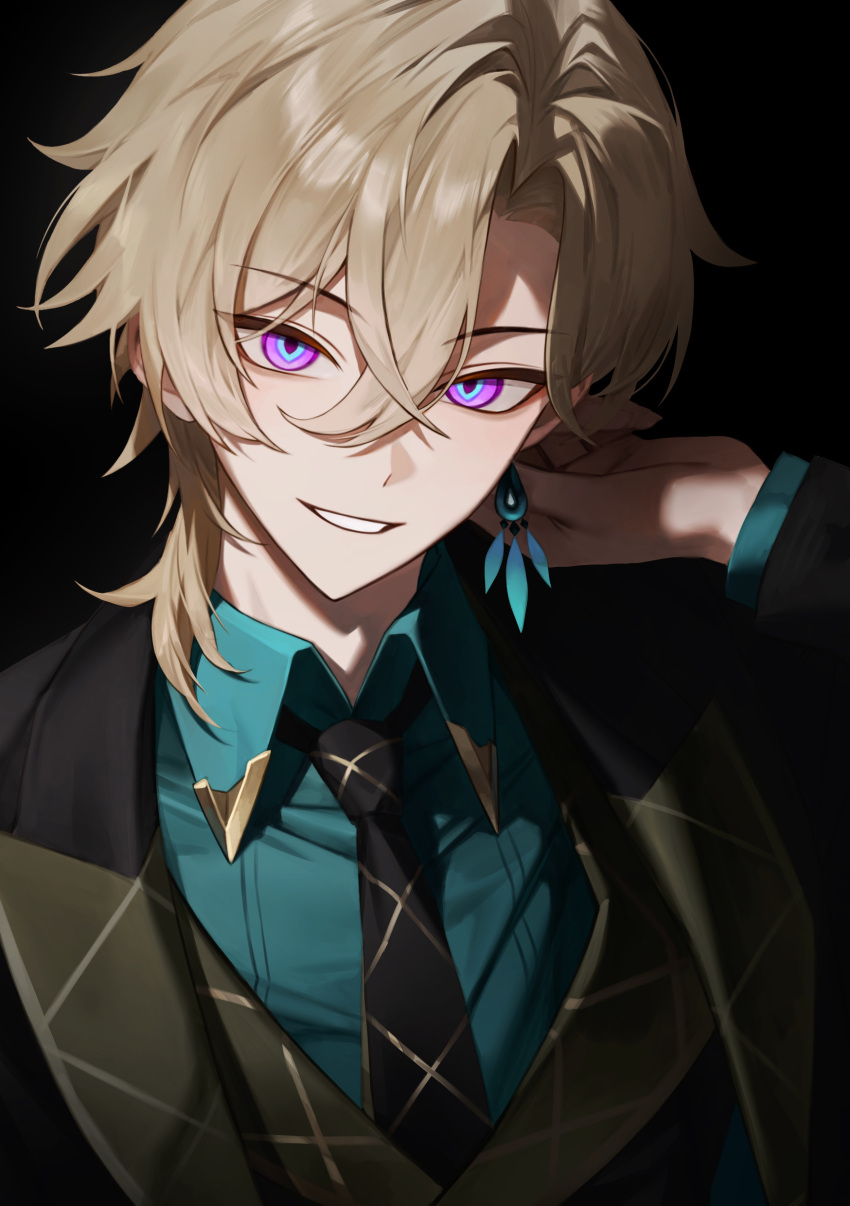 Safebooru - 1boy absurdres aqua shirt aventurine (final victor) (honkai ...