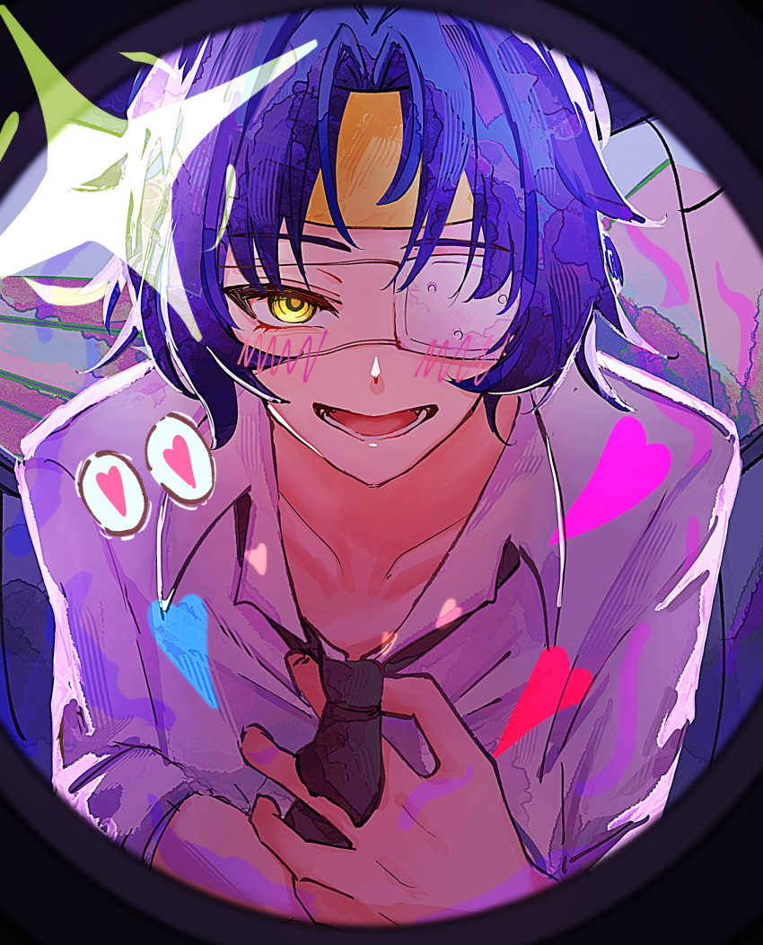 Safebooru - 1boy absurdres alternate costume asaba harumasa black hair black necktie blush ...