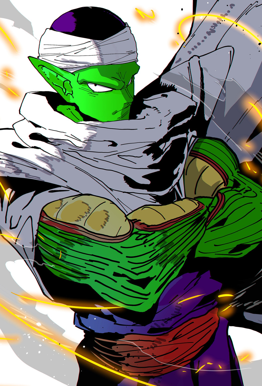 Safebooru - 1boy absurdres cape closed mouth colored skin commentary ...