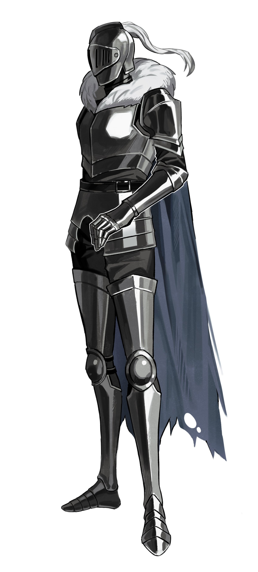 Safebooru - 1boy absurdres armor armored boots asdf1211950 belt black belt black pants black ...