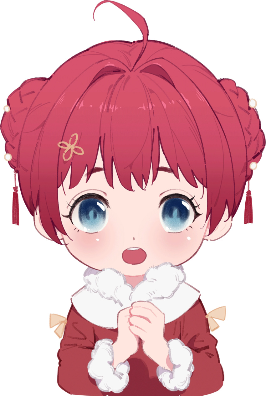 Safebooru - 1girl :o absurdres aged down ahoge alternate costume blue eyes blush braid braided ...