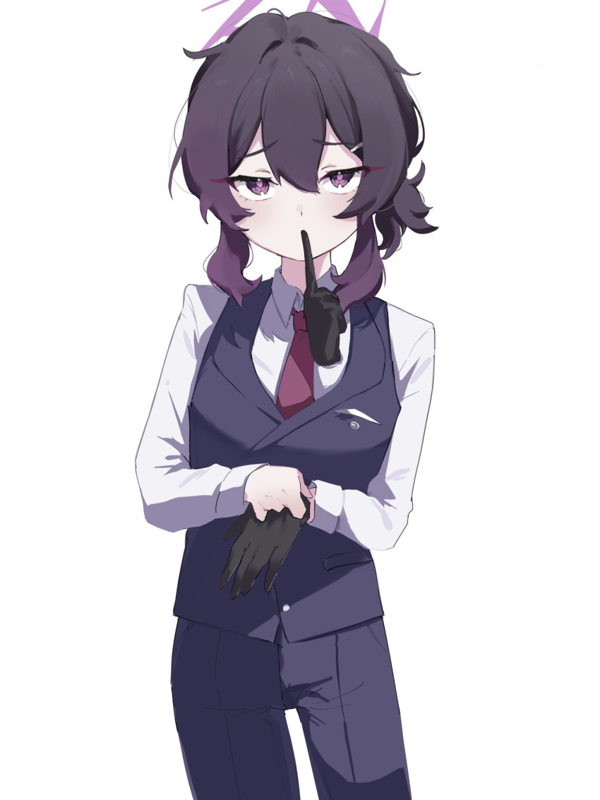 Safebooru - 1girl black gloves blue archive gloves halo haruka (blue ...