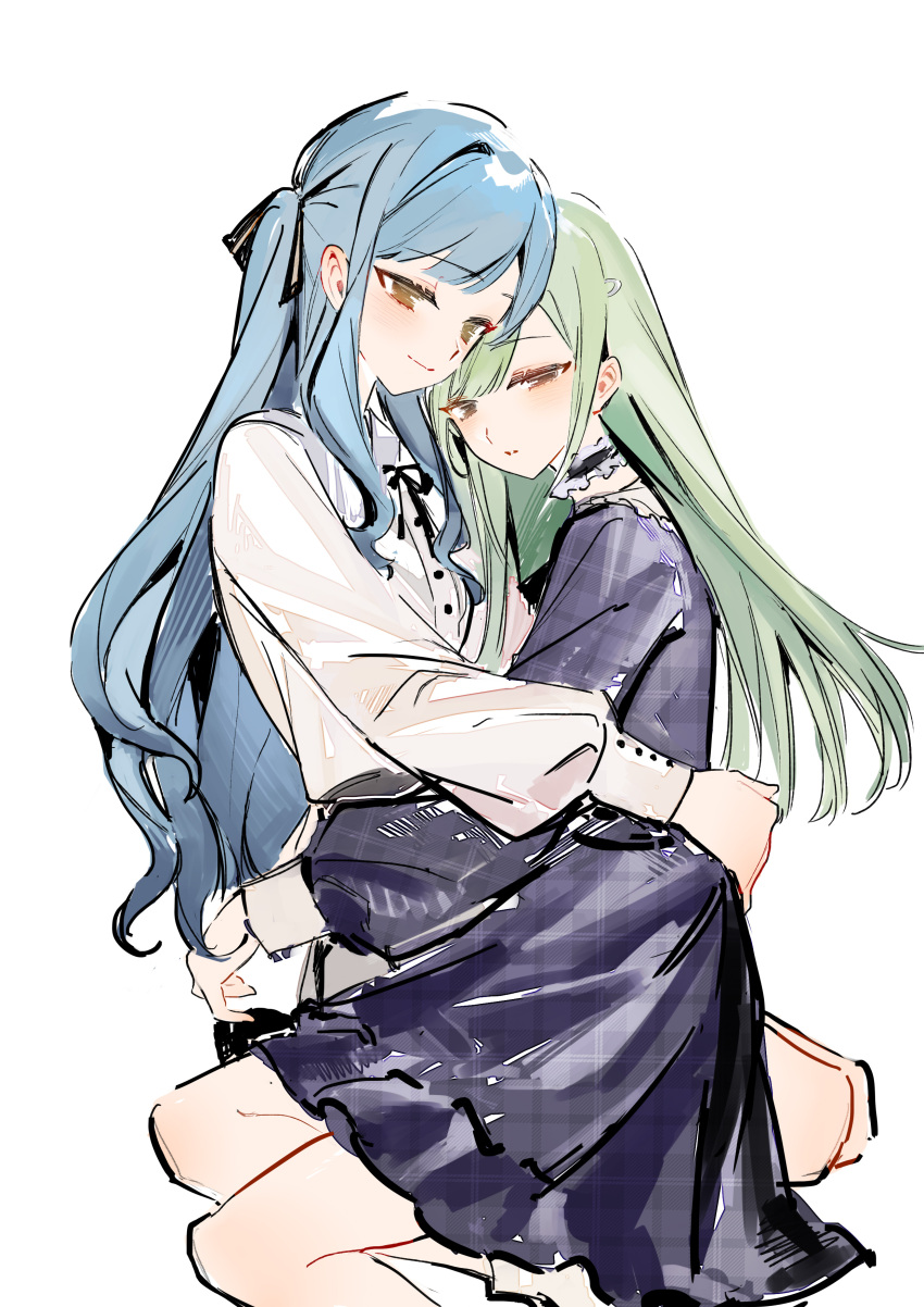 Safebooru - 2girls absurdres artist request bang dream! bang dream! it's mygo!!!!! black ribbon ...