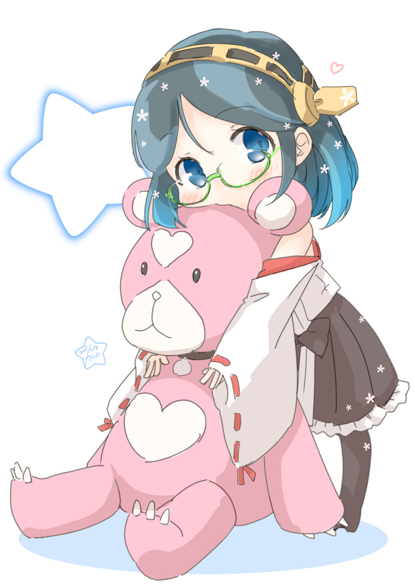 Safebooru - 1girl absurdres aoki hagane no arpeggio black hair blue eyes brown skirt chibi ...