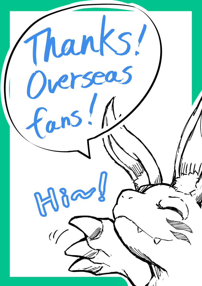 Safebooru - absurdres ayumuminato body fur border closed eyes digimon ...